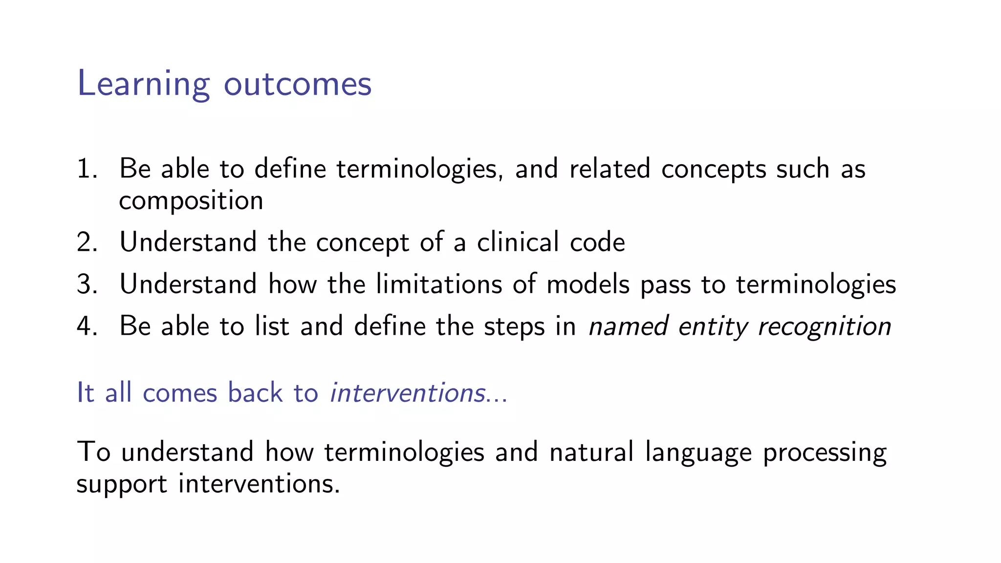 Principles of Health Informatics: Representing medical knowledge | PPT