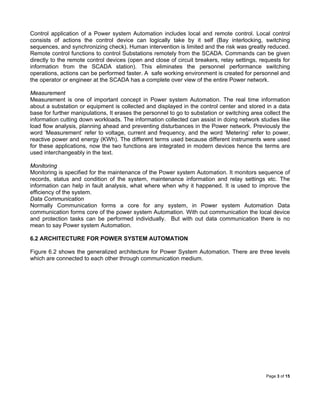 Power system automation | PDF