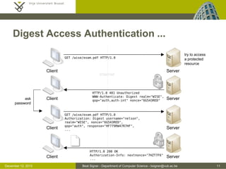 Security, Privacy and Trust - Lecture 11 - Web Information Systems ...