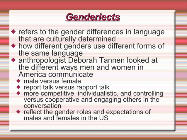 Lecture 11 Sex And Gender Ppt