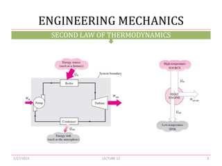 Thermodynamics | Engineering Mechanics | PPTX