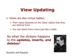 Views and security | PPT