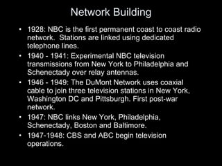 Lecture 12 Network Beginnings in the 1940s | PPT