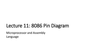 Lecture 11 8086 Pin Diagram.pptx