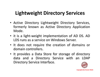 Lecture 11 active directory | PDF