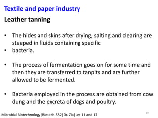 Lecture 11 and 12 microbial_sem_6 (1) | PPT