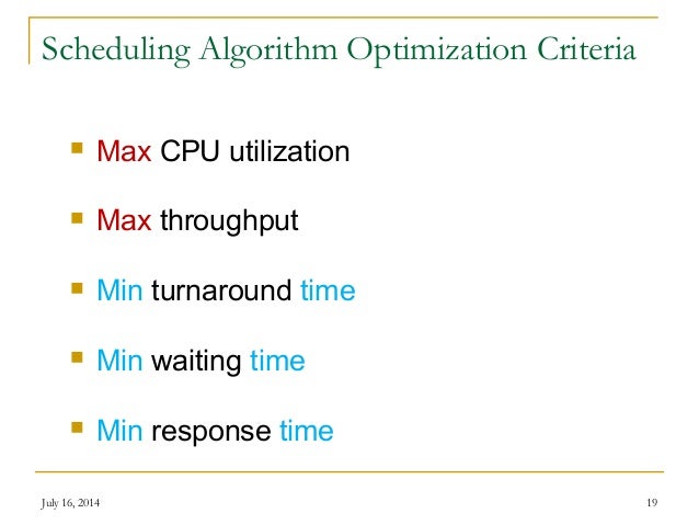 Cpu Scheduling Os