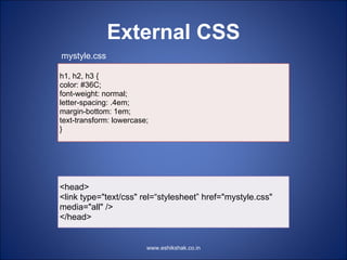 Lecture 11 css_inculsion | PPT