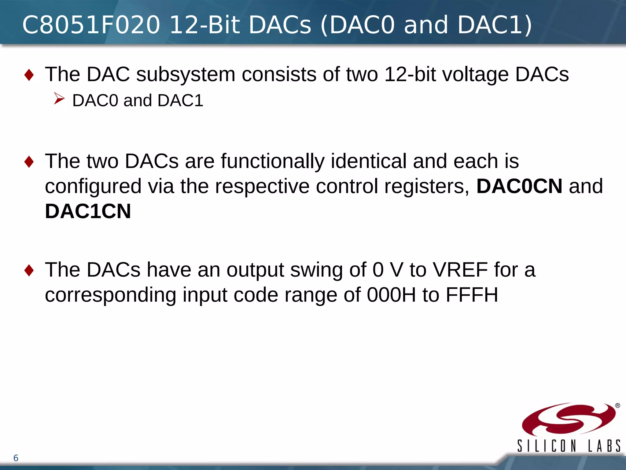 Lecture 11 (dac and comparator) rv01 | PDF