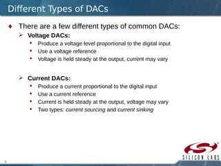 Lecture 11 (dac and comparator) rv01 | PPT