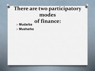 Lecture 11 debt finace m&dm df islamic modes of financing | PPTX ...