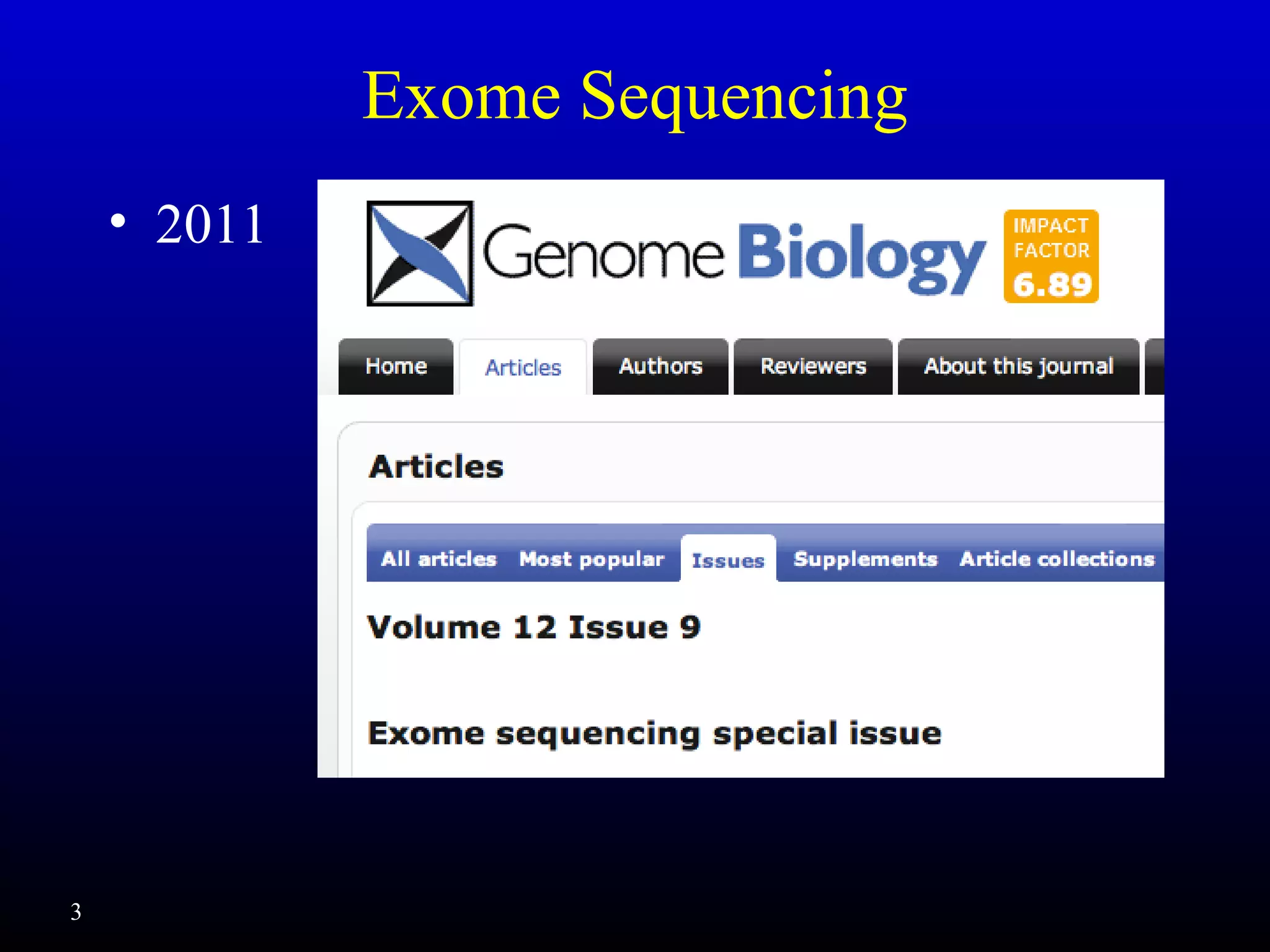Exome Sequencing | PPT