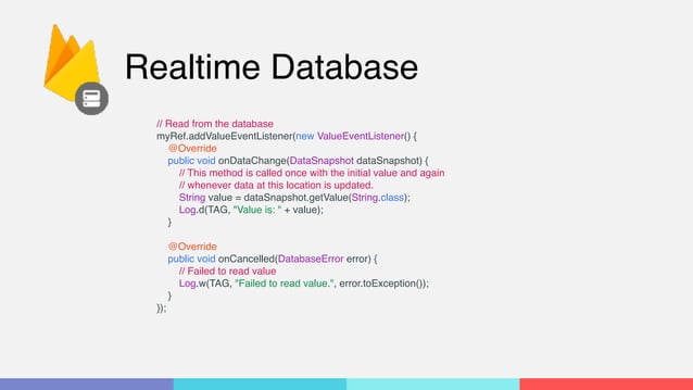 Lecture 11 Firebase overview | PPT
