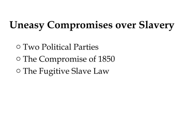 Lecture 11ii american west & increasing conflicts over slavery | PPT