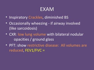 interstitial lung disease | PPT
