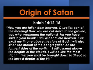 Lecture 11; Isaiah 14 | PPTX