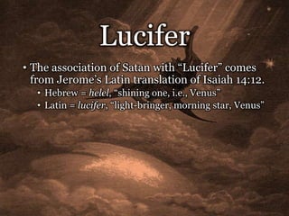 Lecture 11; Isaiah 14 | PPTX