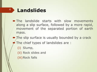 Lecture 11 landslides | PPTX