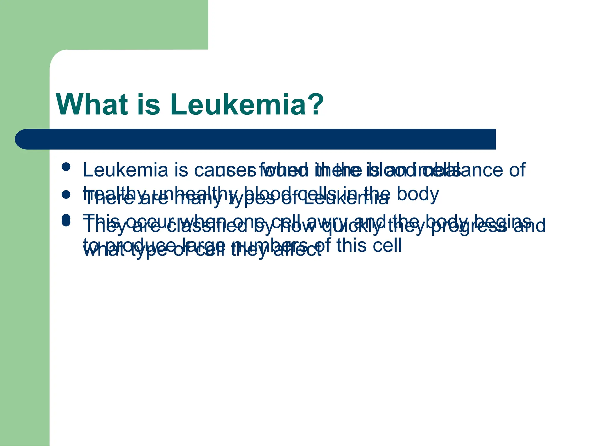 Lecture and its explanation leukemias.pptx