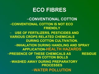 Lecture 11 organic and naturally coloured cotton | PPT