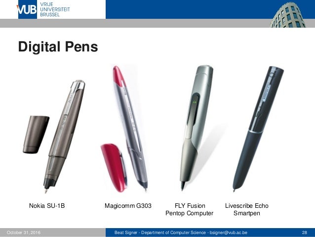Pen Based Interaction Lecture 6 Next Generation User Interfaces