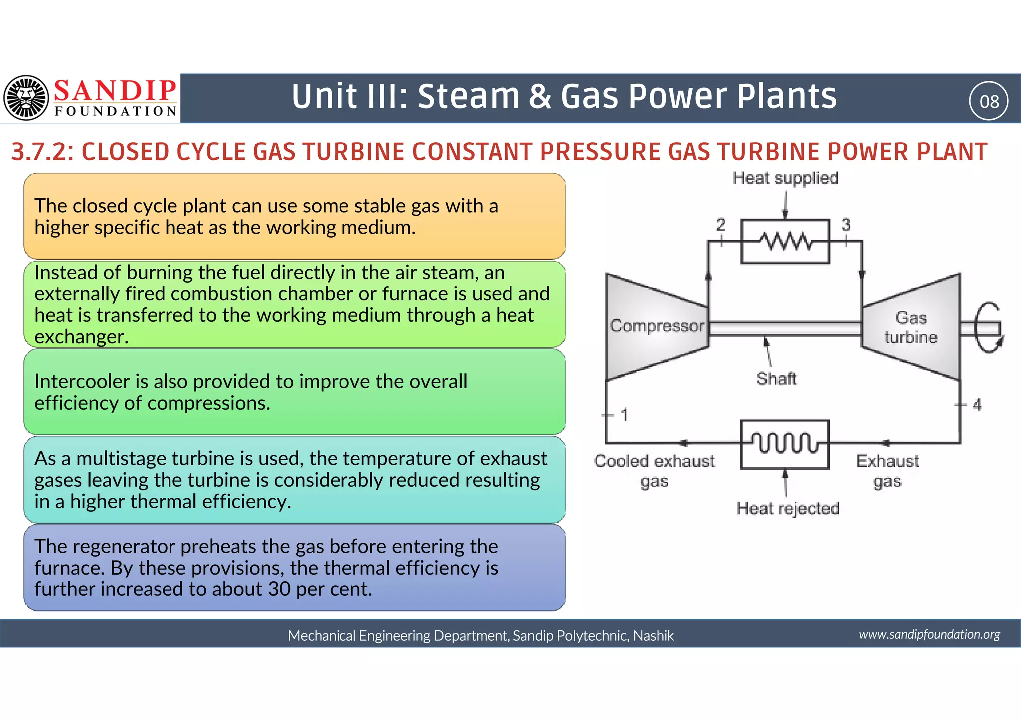 Lecture 11_PPE_Unit 3: Steam and Gas Power Plants | PDF