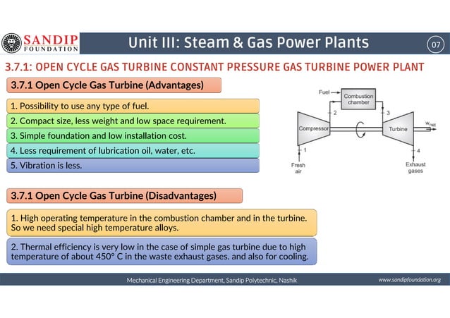 Lecture 11_PPE_Unit 3: Steam and Gas Power Plants | PPT
