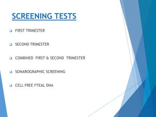 Lecture 11 Prenatal diagnosis | PPTX