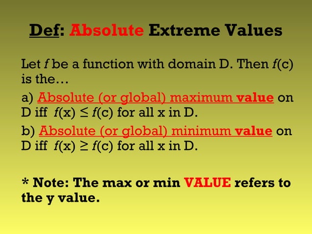 Lecture 11(relative extrema) | PPT