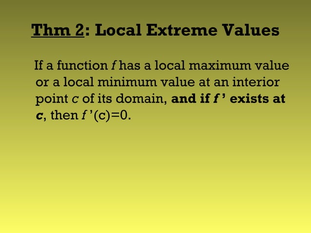 Lecture 11(relative extrema) | PPT