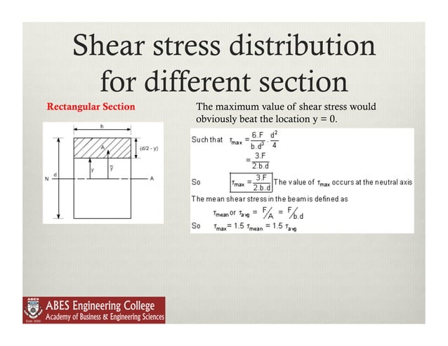 Lecture 11 shear stresses in beams | PDF