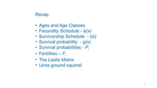 Lecture 11 Stage Structured Models 2024 SR 10.ppt.pptx