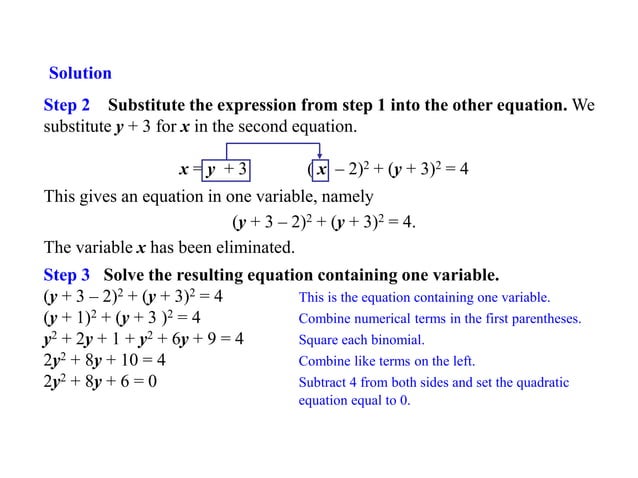 Lecture 11 systems of nonlinear equations | PPTX | Physics | Science