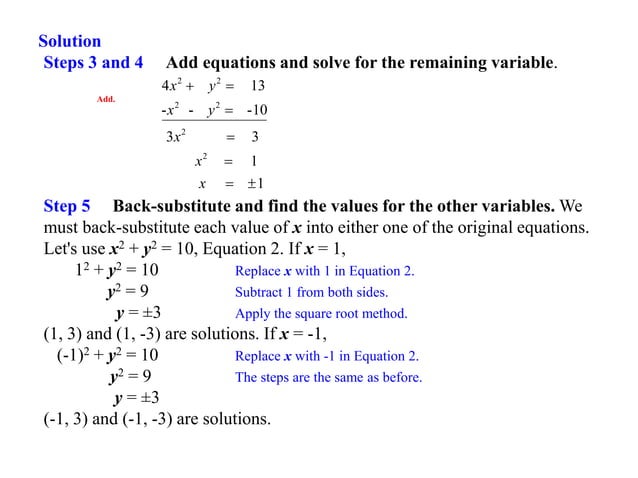 Lecture 11 systems of nonlinear equations | PPTX | Physics | Science