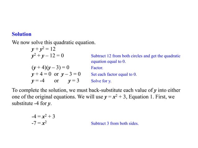 Lecture 11 systems of nonlinear equations | PPTX | Physics | Science