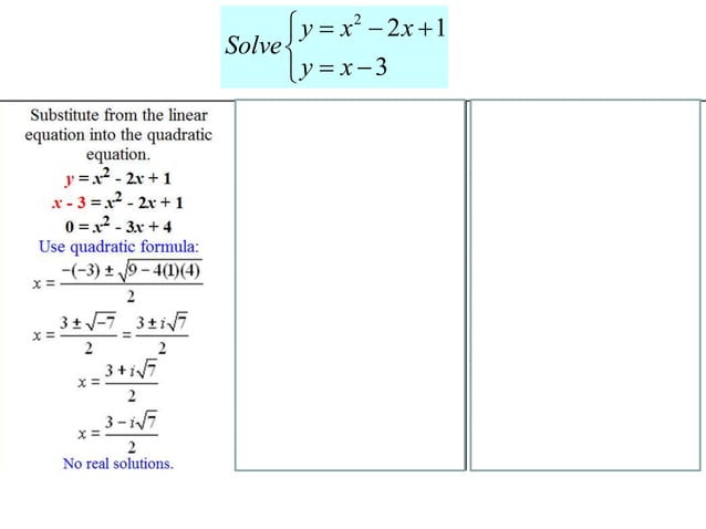 Lecture 11 systems of nonlinear equations | PPTX | Physics | Science