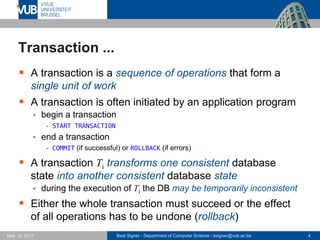 Transaction Management - Lecture 11 - Introduction to Databases ...