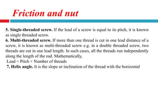 lecture 11 Unit Friction and lubrication.pdf