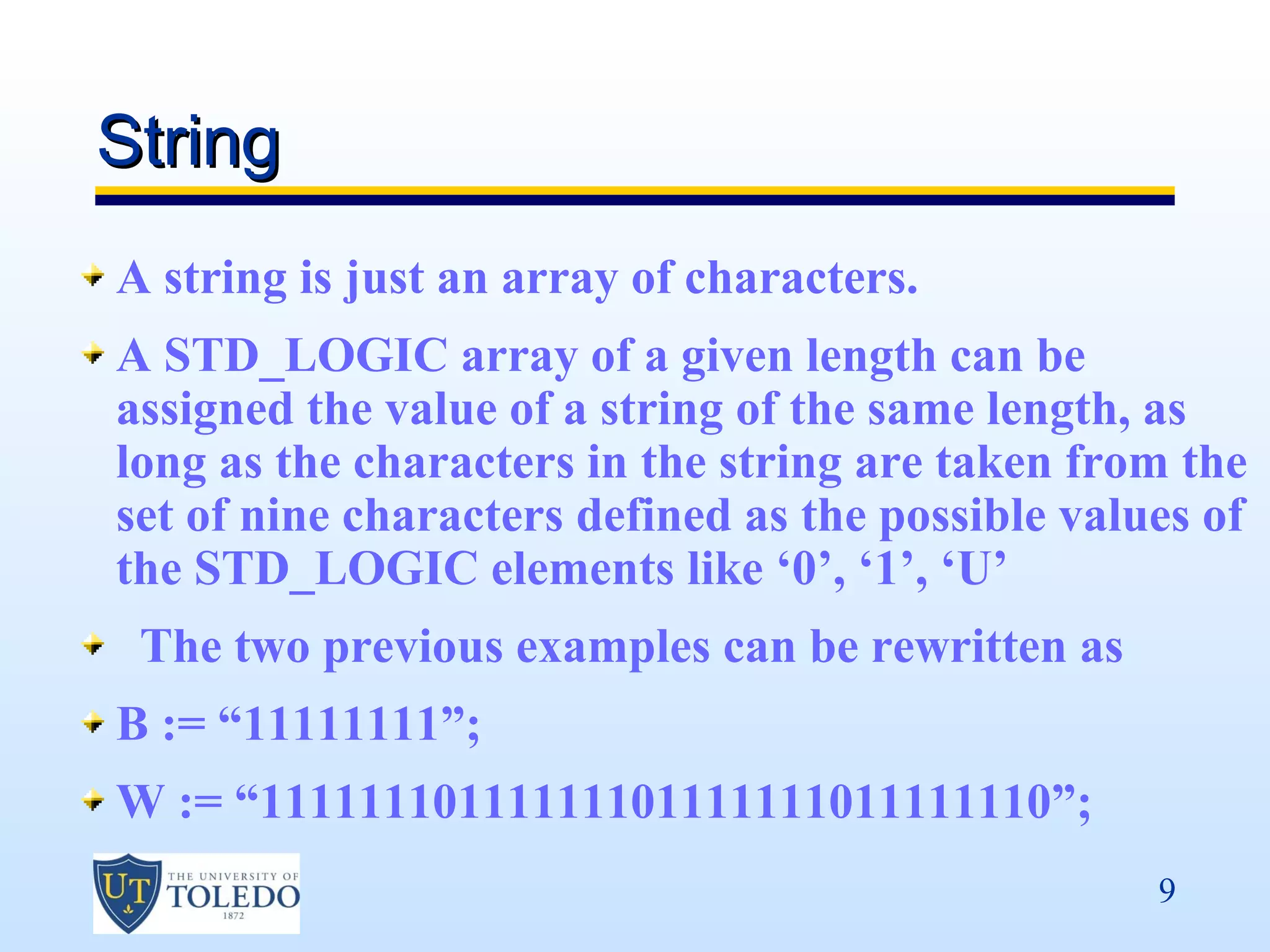 VHDL - Enumerated Types (Part 3) | PPT
