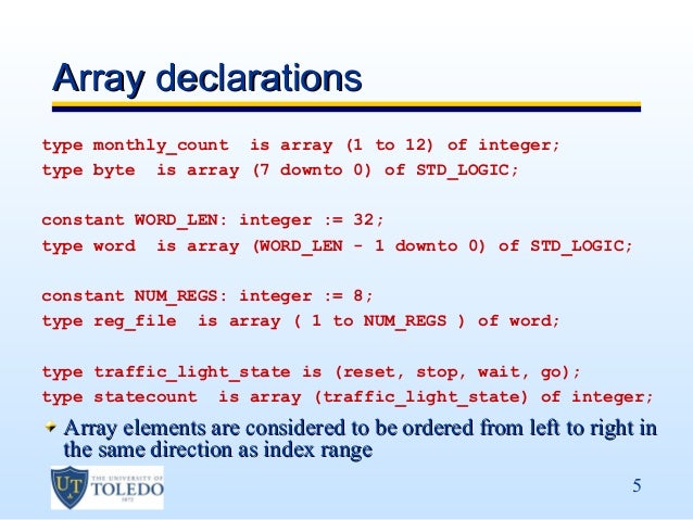 VHDL - Enumerated Types (Part 3)