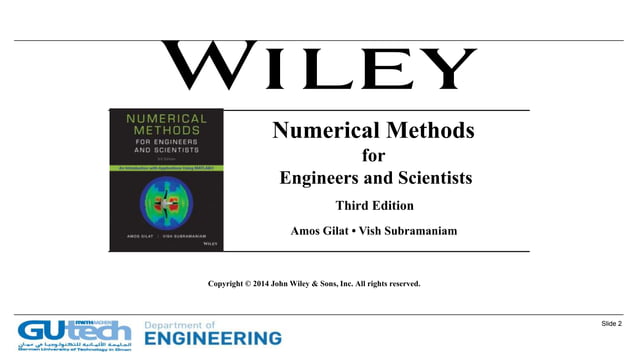 Numerical Methods for Engineers and Scientists: An Introduction with ...