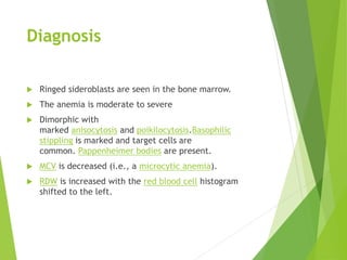sideroblastic anemia | PPTX