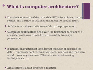 Fundamentals of Computer Design including performance measurements ...