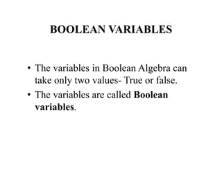 Boolean Algebra | PDF
