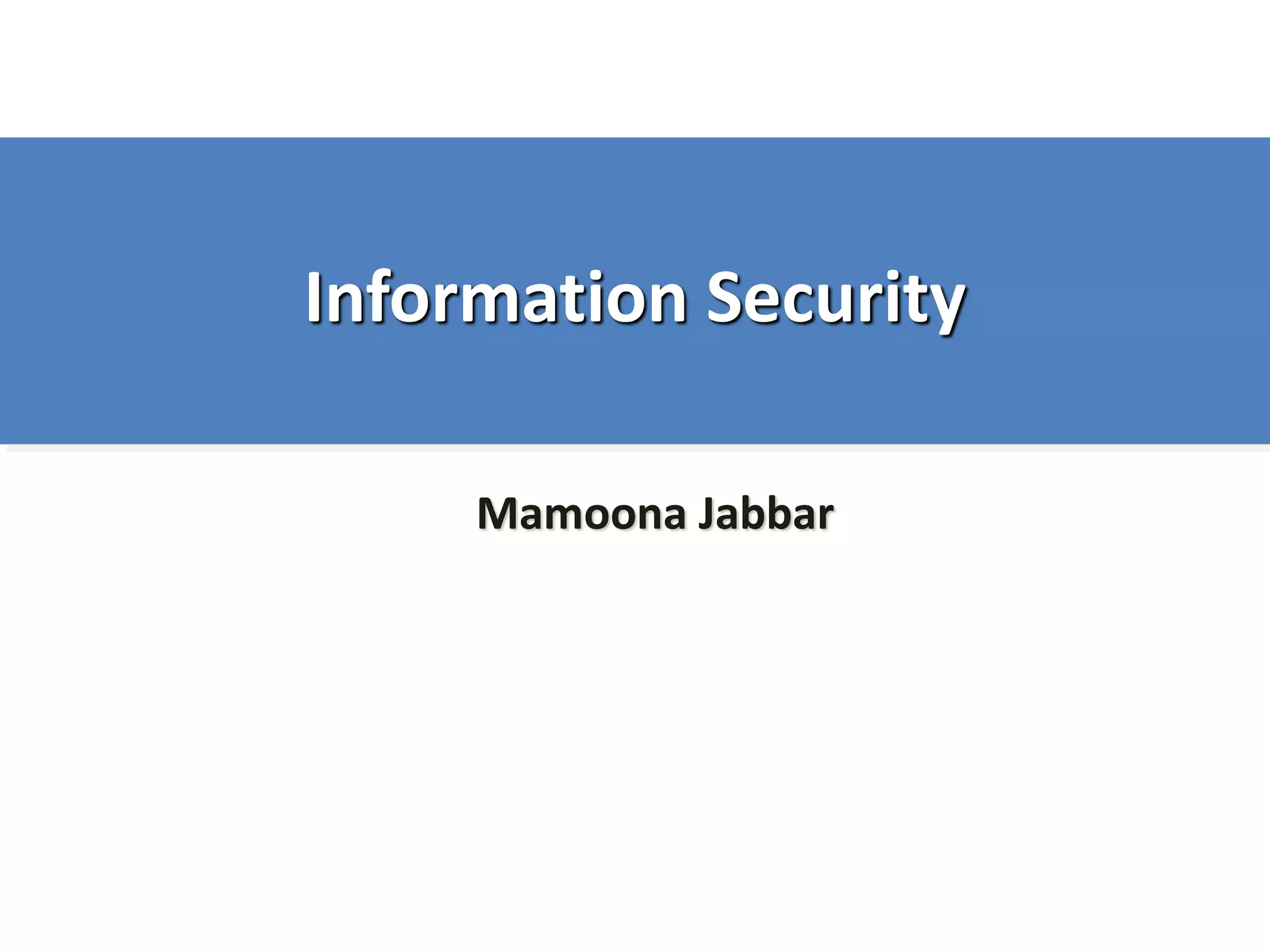 Security Principles and Protection Mechanism | PPT