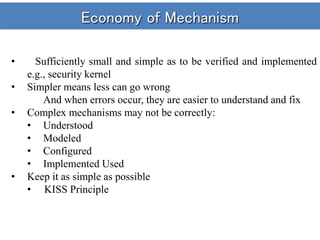 Security Principles and Protection Mechanism | PPT