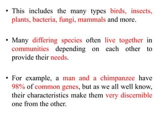 Basics of Biodiversity | PPTX