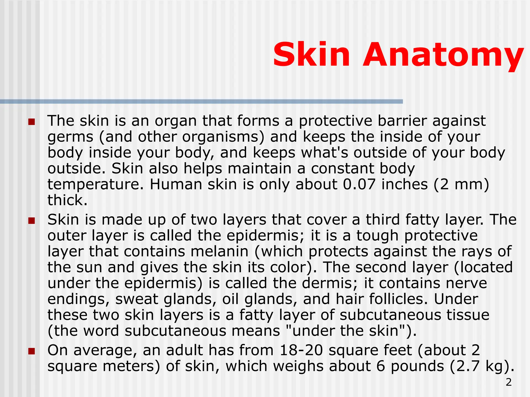 Skin and its diseases. Dermatology description | PPT