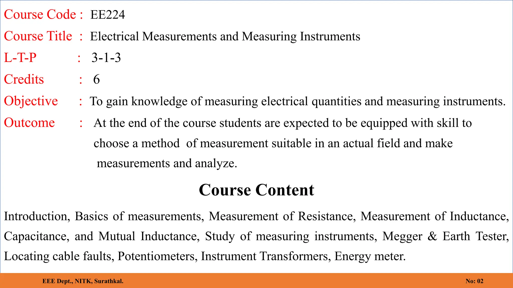 Electrical measuring instruments introduction | PDF