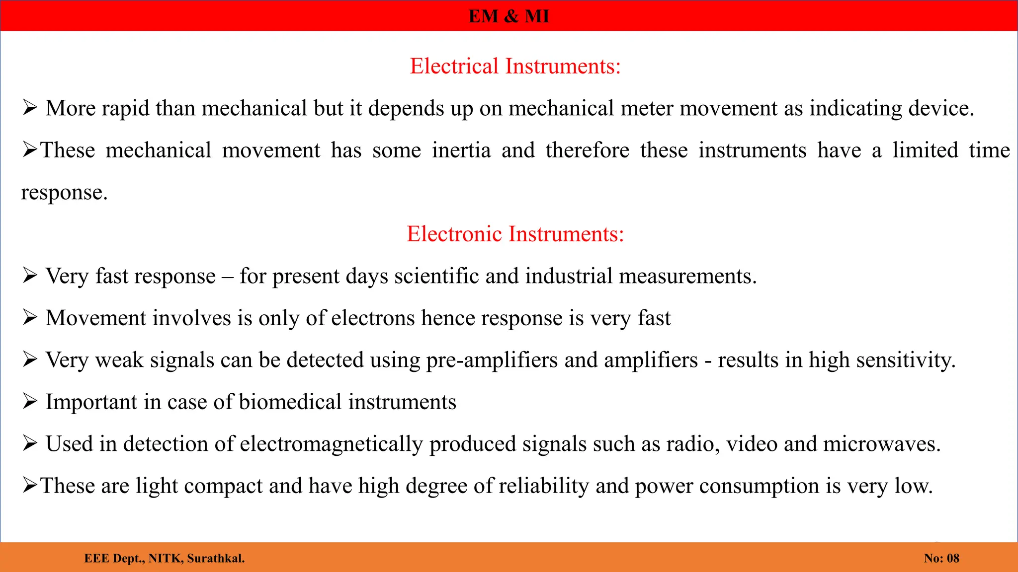 Electrical measuring instruments introduction | PDF